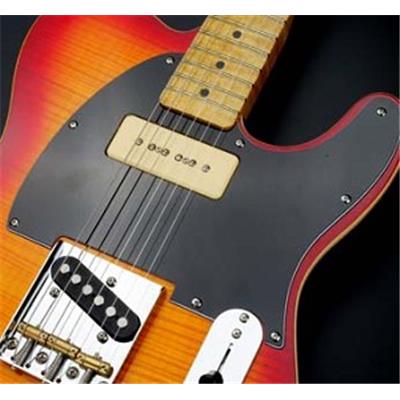 PICKGUARD TELE P90 NOIR 8 TROUS 3 PLIS