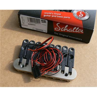 BRIDGE SCHALLER HANNES 8 STRINGS GUITAR SATIN PEARL + PIEZO SCHALLER